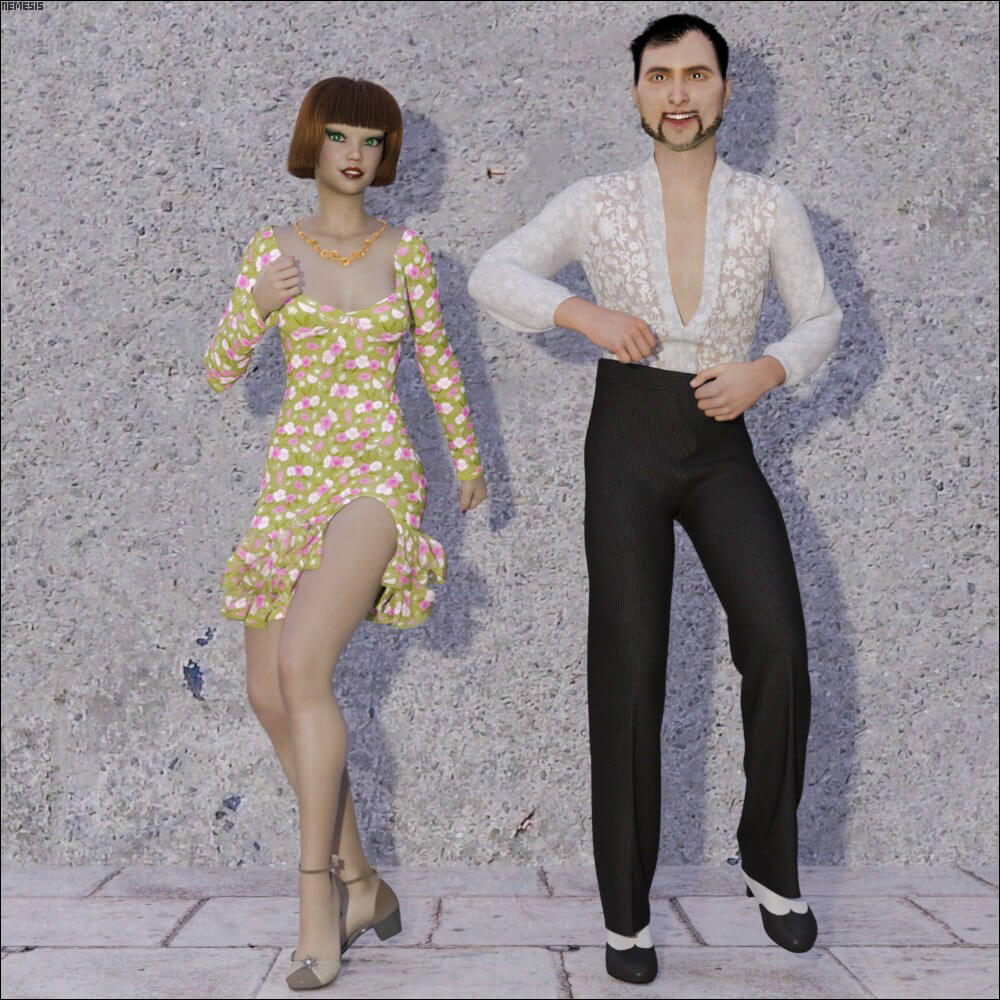 Dance Around The World - Daz Content by Nemesis74s