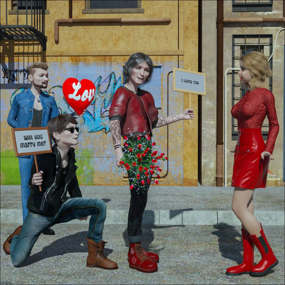 Everybody loves her 3D Render, Digital Art by Nemesis74s