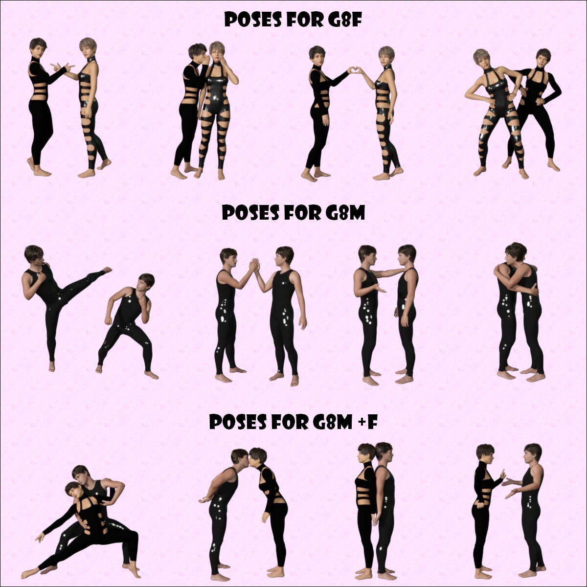 Interactions - Daz Content by Nemesis74s