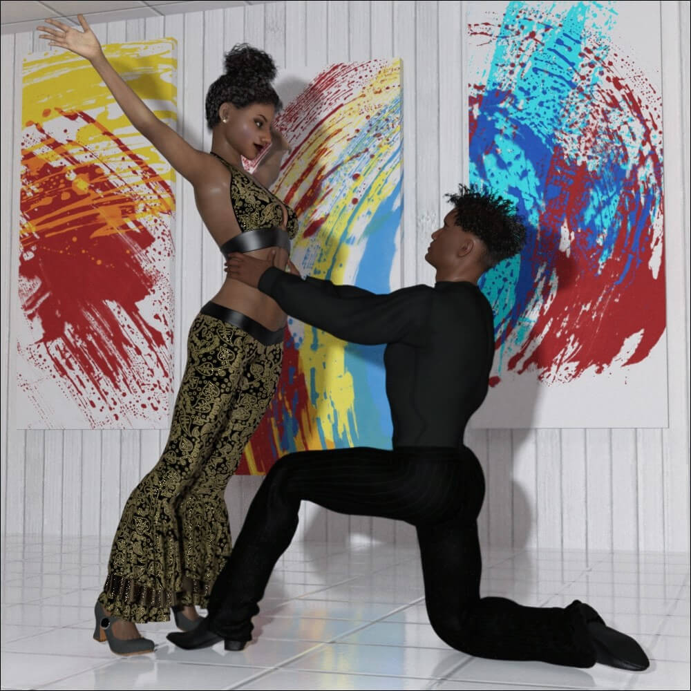 Latin Dances for G8F and M - Daz Content by Nemesis74s
