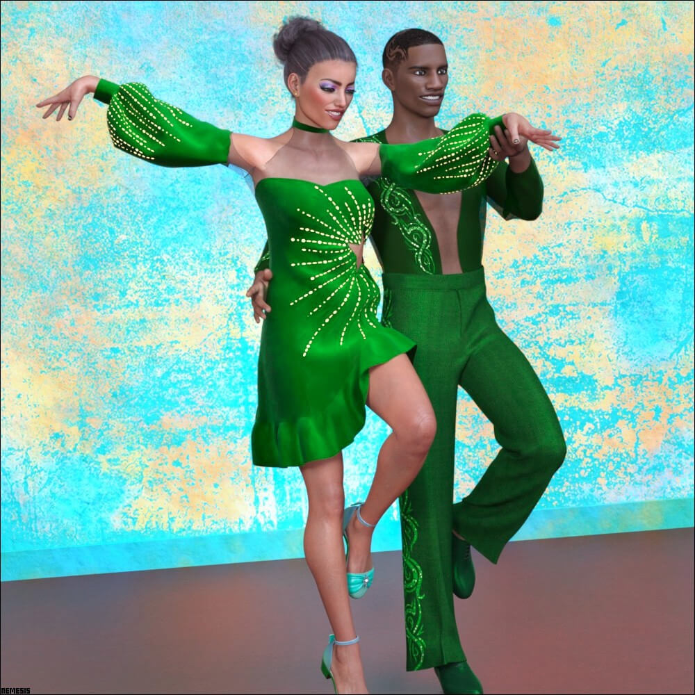 Latin Dances for G8F and M - Daz Content by Nemesis74s