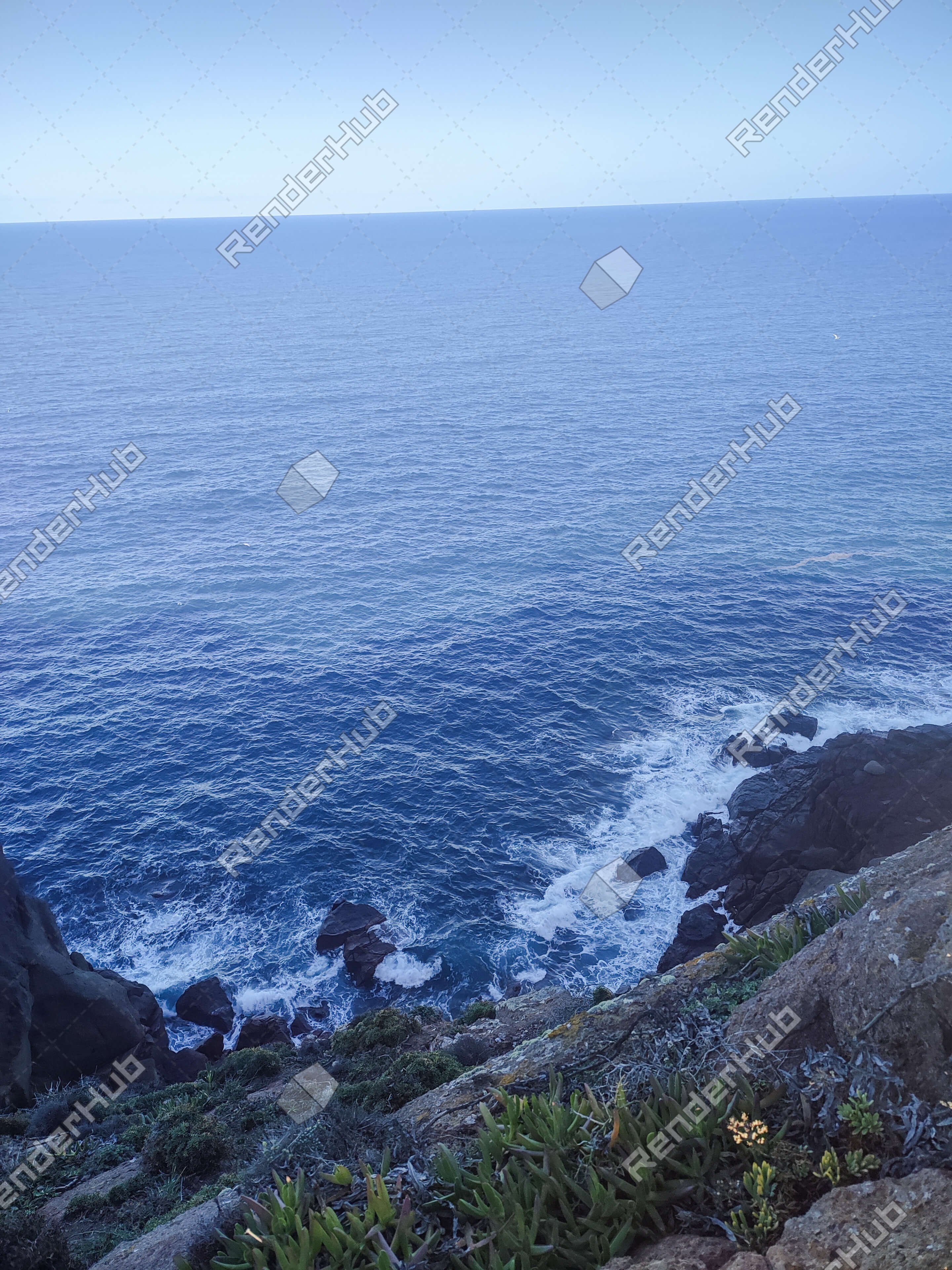 Overhang on The Sea - Stock Image by Nemesis74s