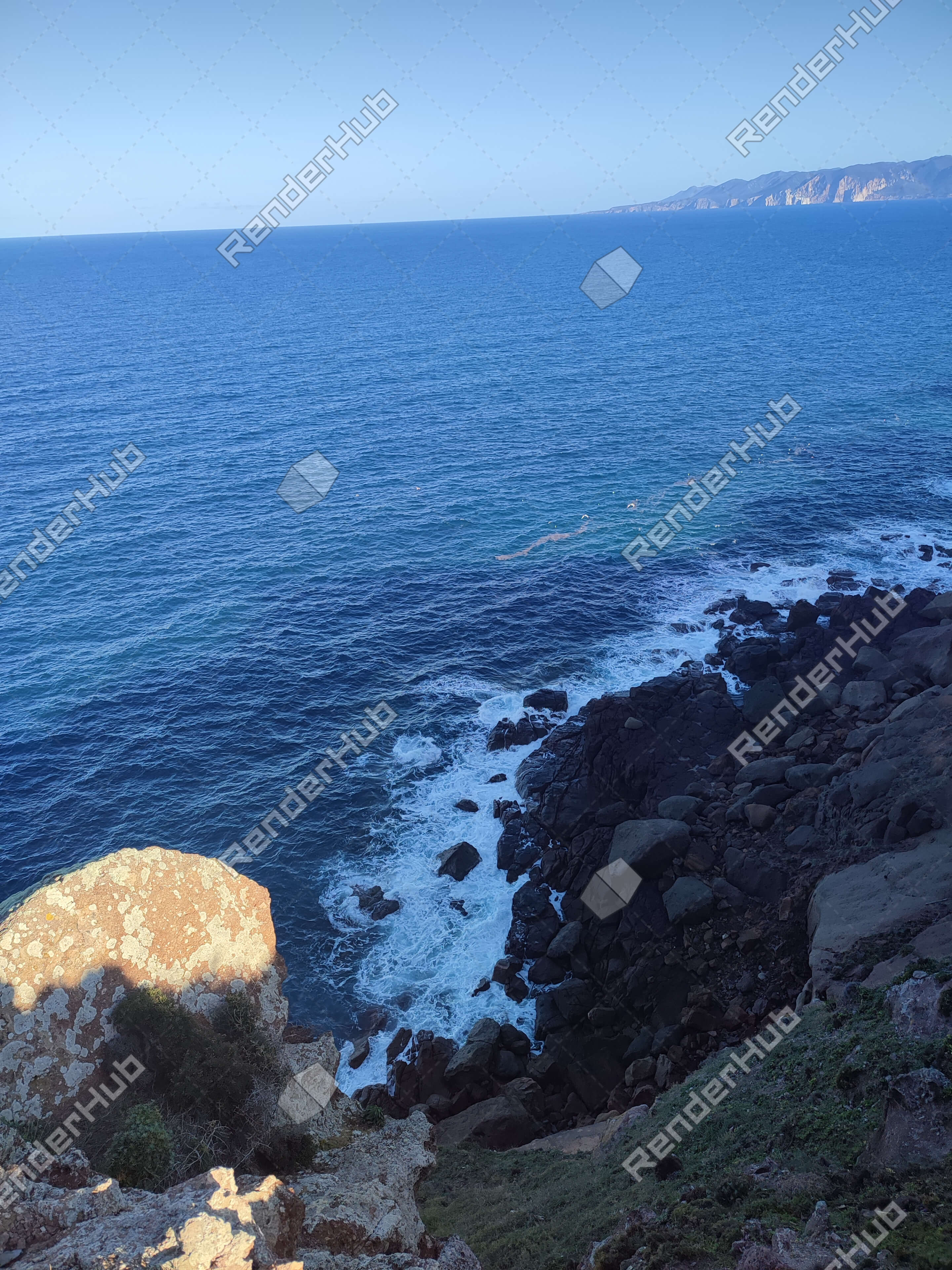 Overhang on The Sea - Stock Image by Nemesis74s