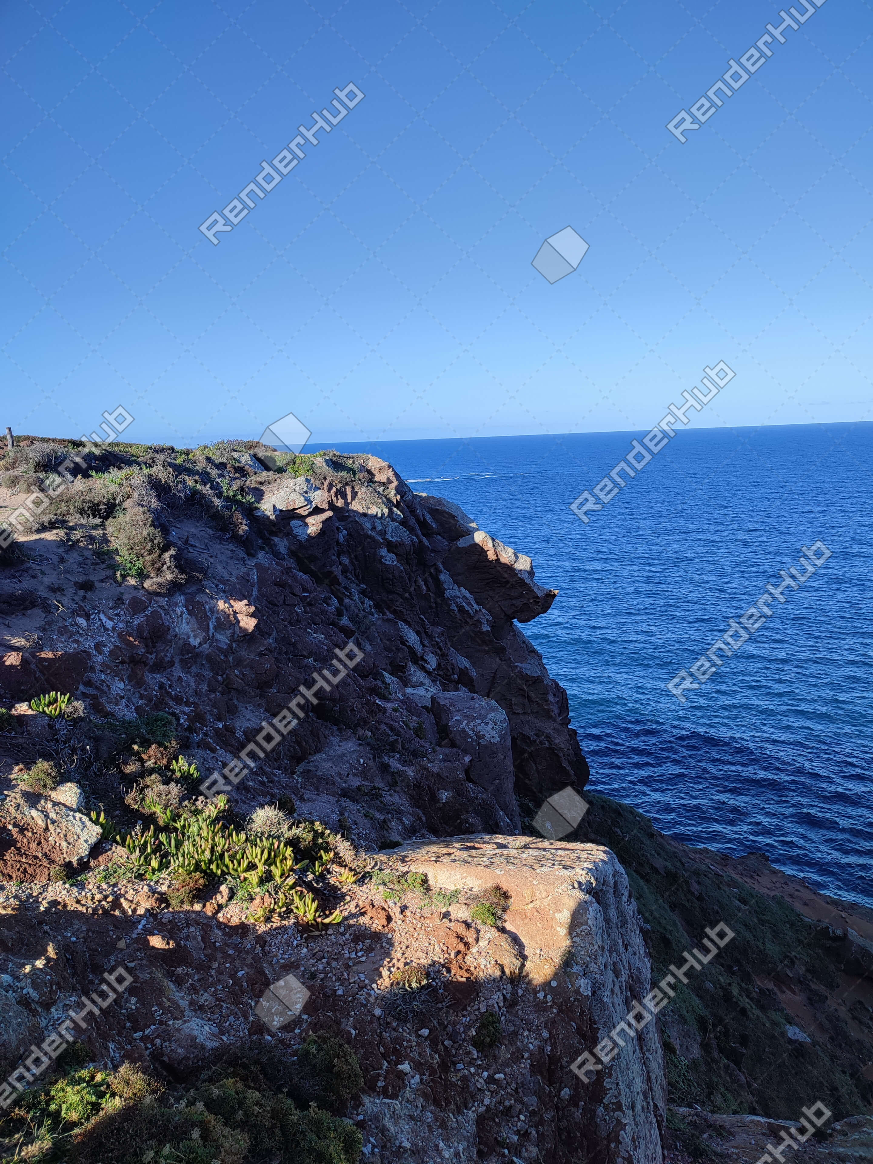 Overhang on The Sea - Stock Image by Nemesis74s