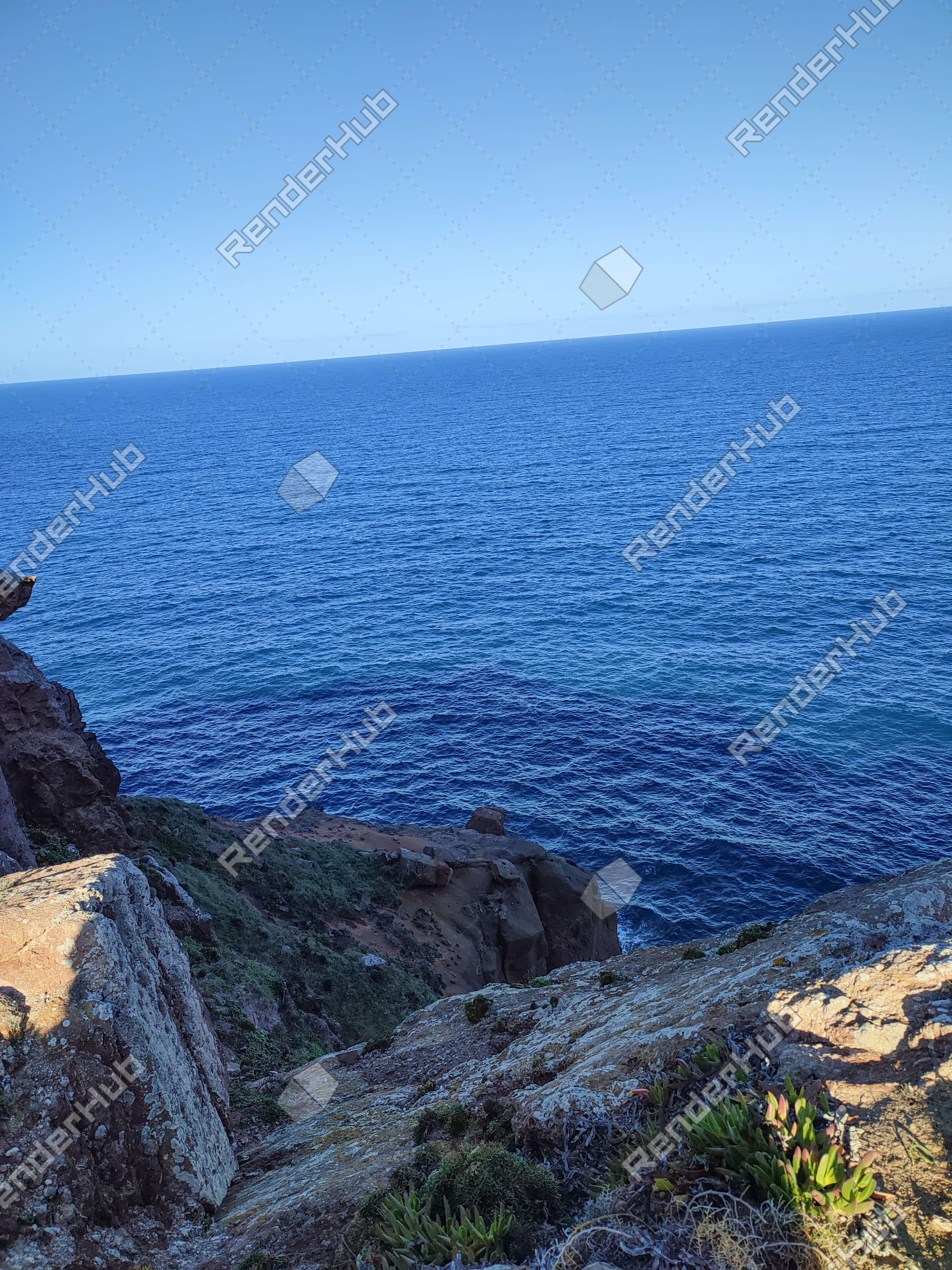 Overhang on The Sea - Stock Image by Nemesis74s