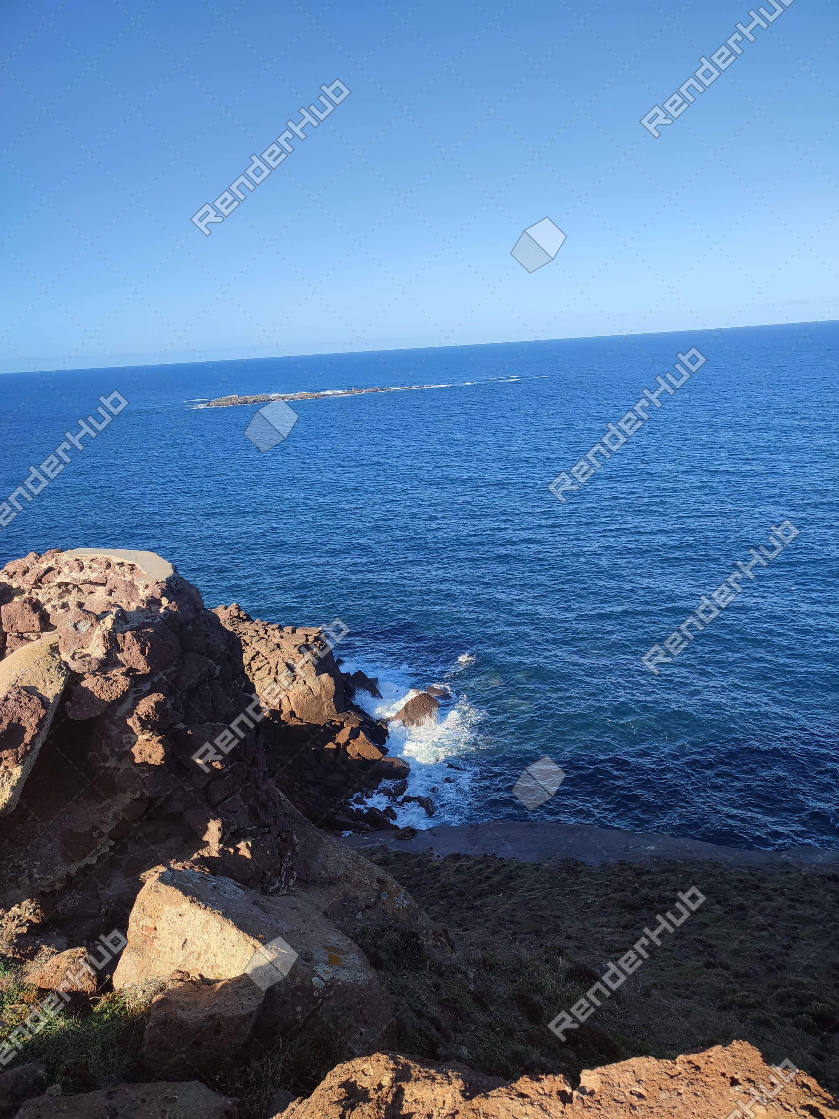 Overhang on The Sea - Stock Image by Nemesis74s