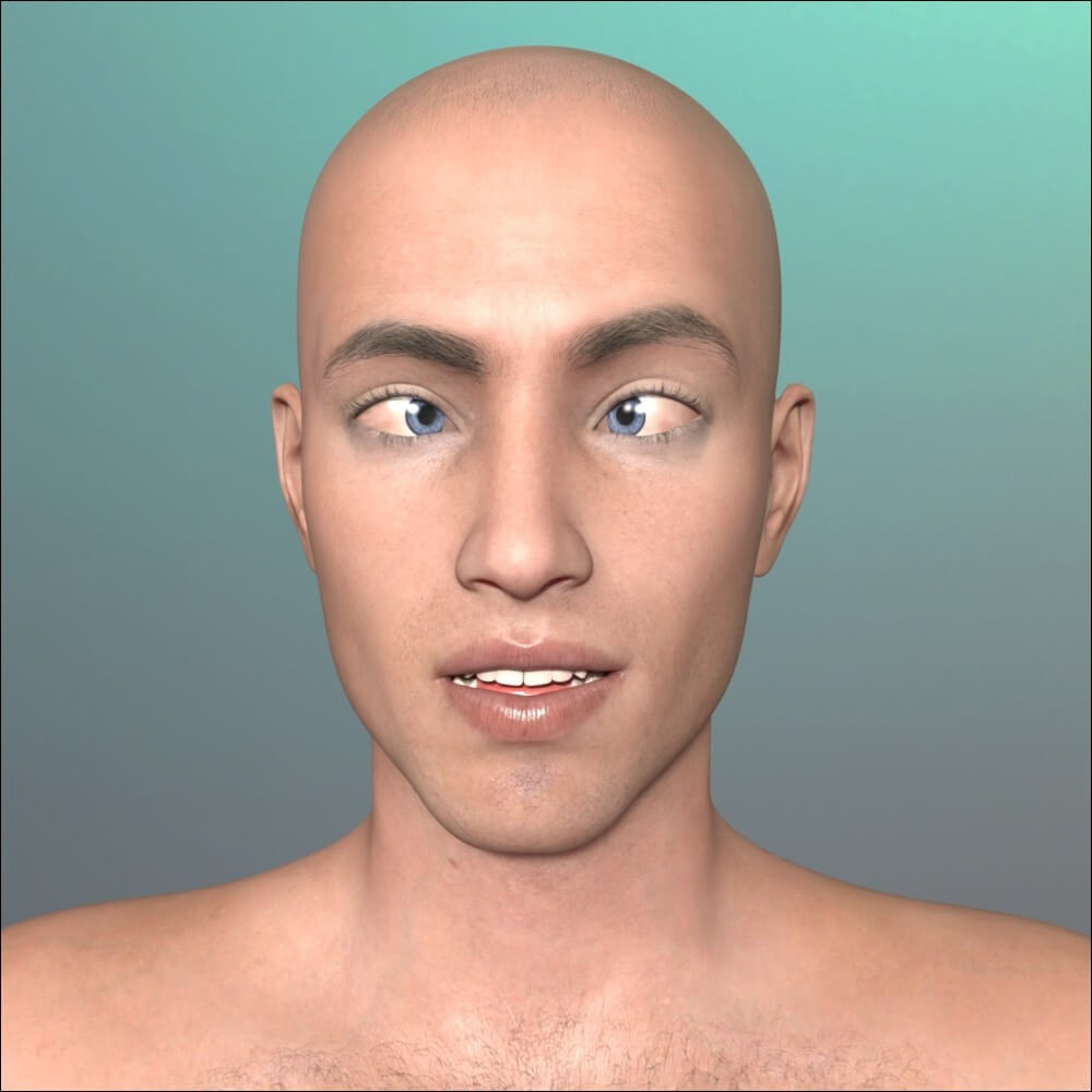 Silly Expression for G8M - Free Daz Content by Nemesis74s