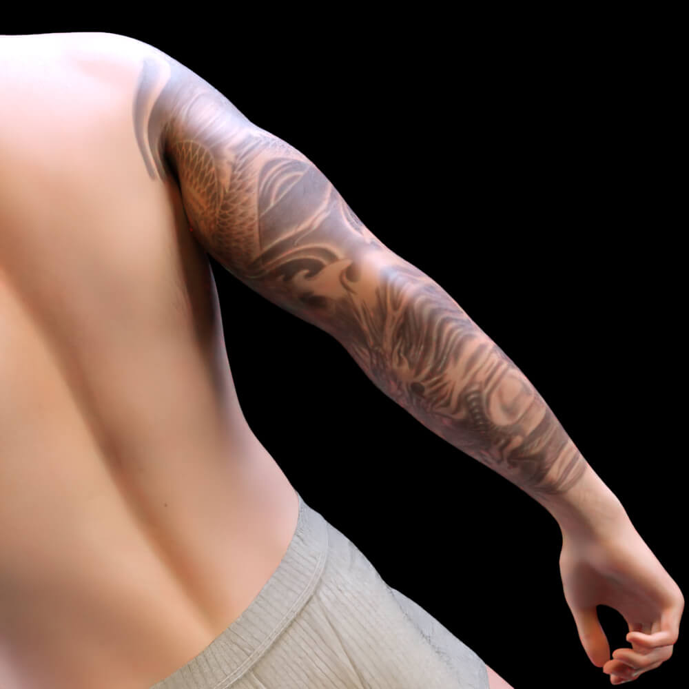 DNM - Asian Tattoo #01 Arms Pack G9 Daz Content by Nemmesea