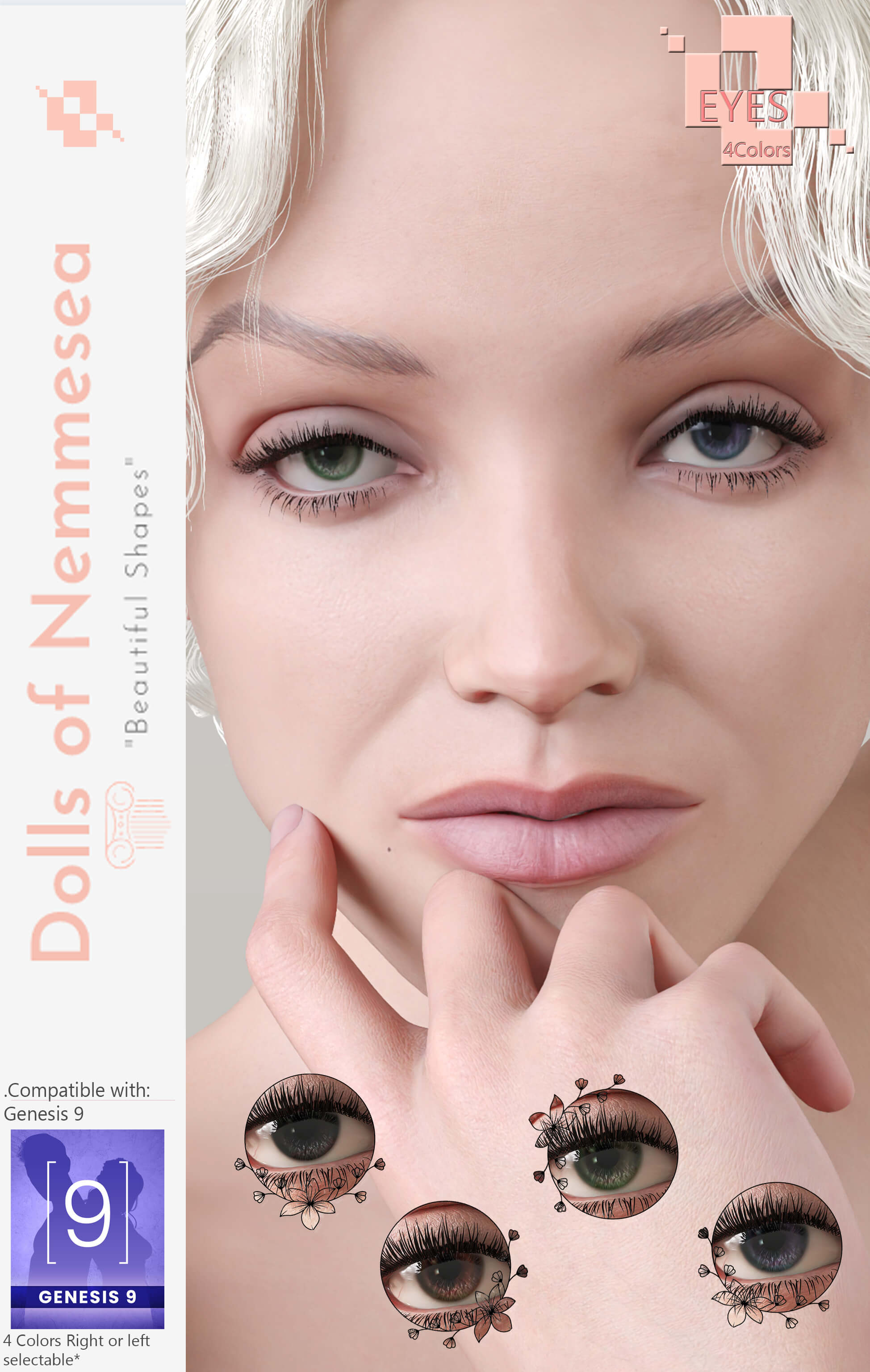 DNM - Daphne Eyes 008 - Genesis 9 Daz Content by Nemmesea