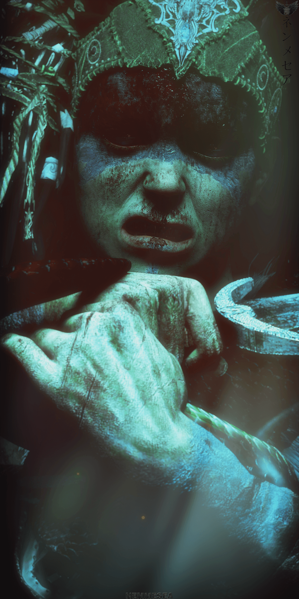 Aleatory#211 - Rage 3D Render, Digital Art by Nemmesea