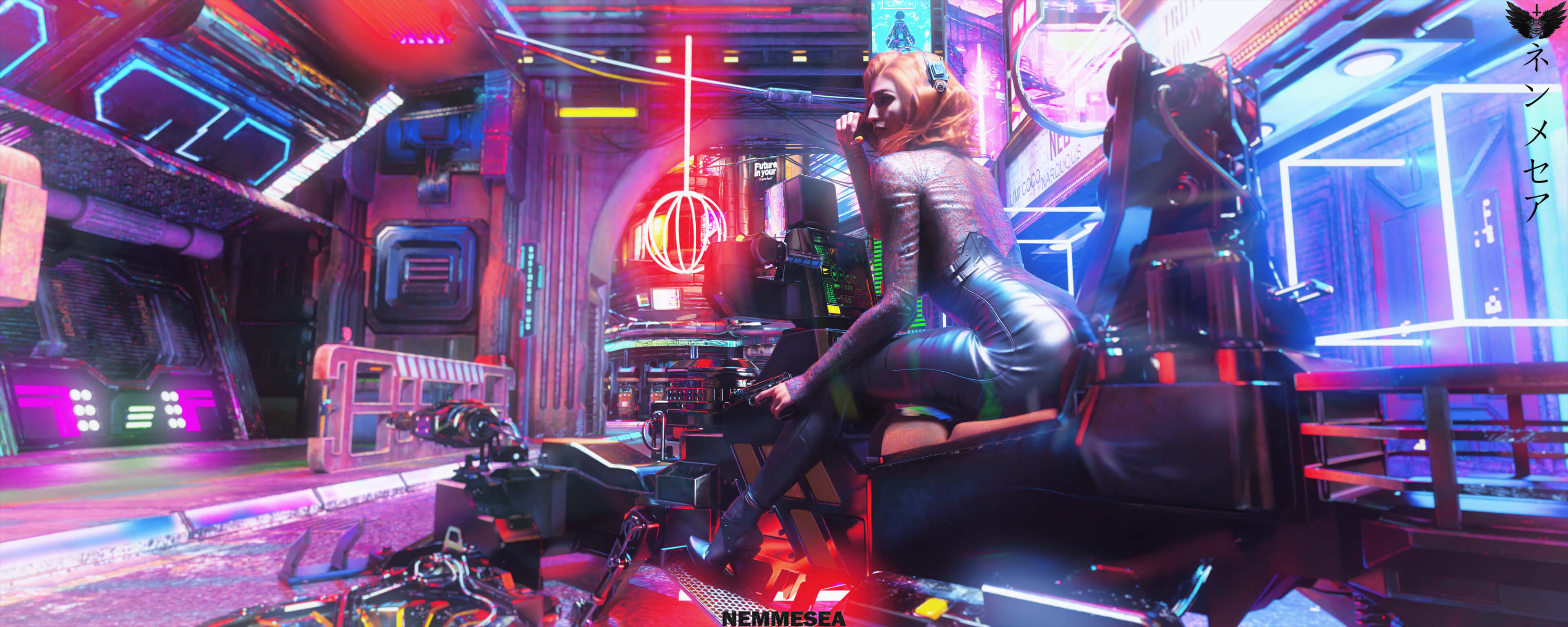 AleatoryBedelia #424 - Future is Yours 3D Render by Nemmesea