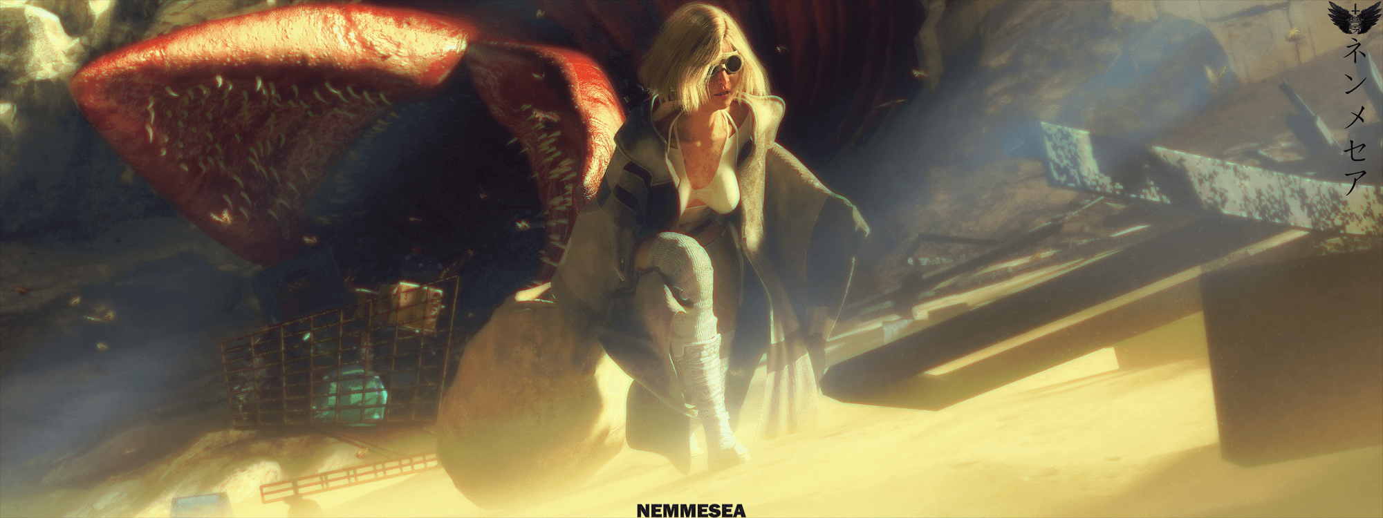 Divine#170 - Nest of Worms 3D Render, Digital Art by Nemmesea