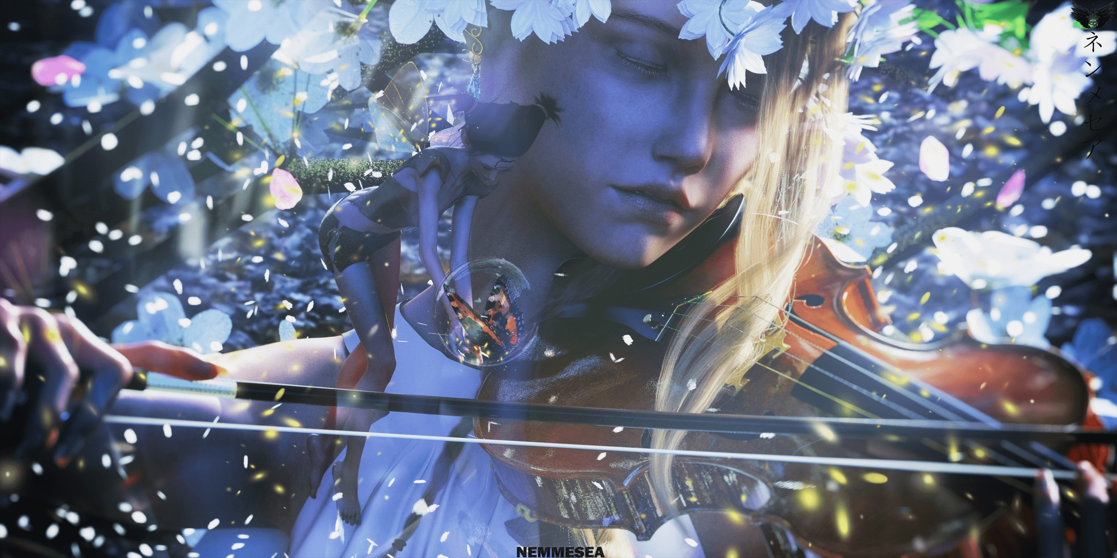 IdrilLayla#071 - My Magic World 3D Render by Nemmesea