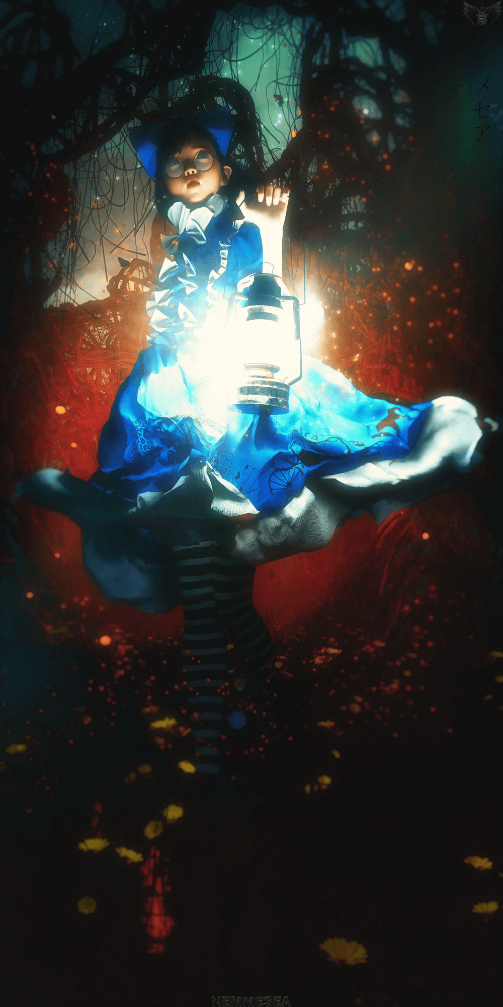 Midori#172 - The Fantastic World of Nightmares 3D Render