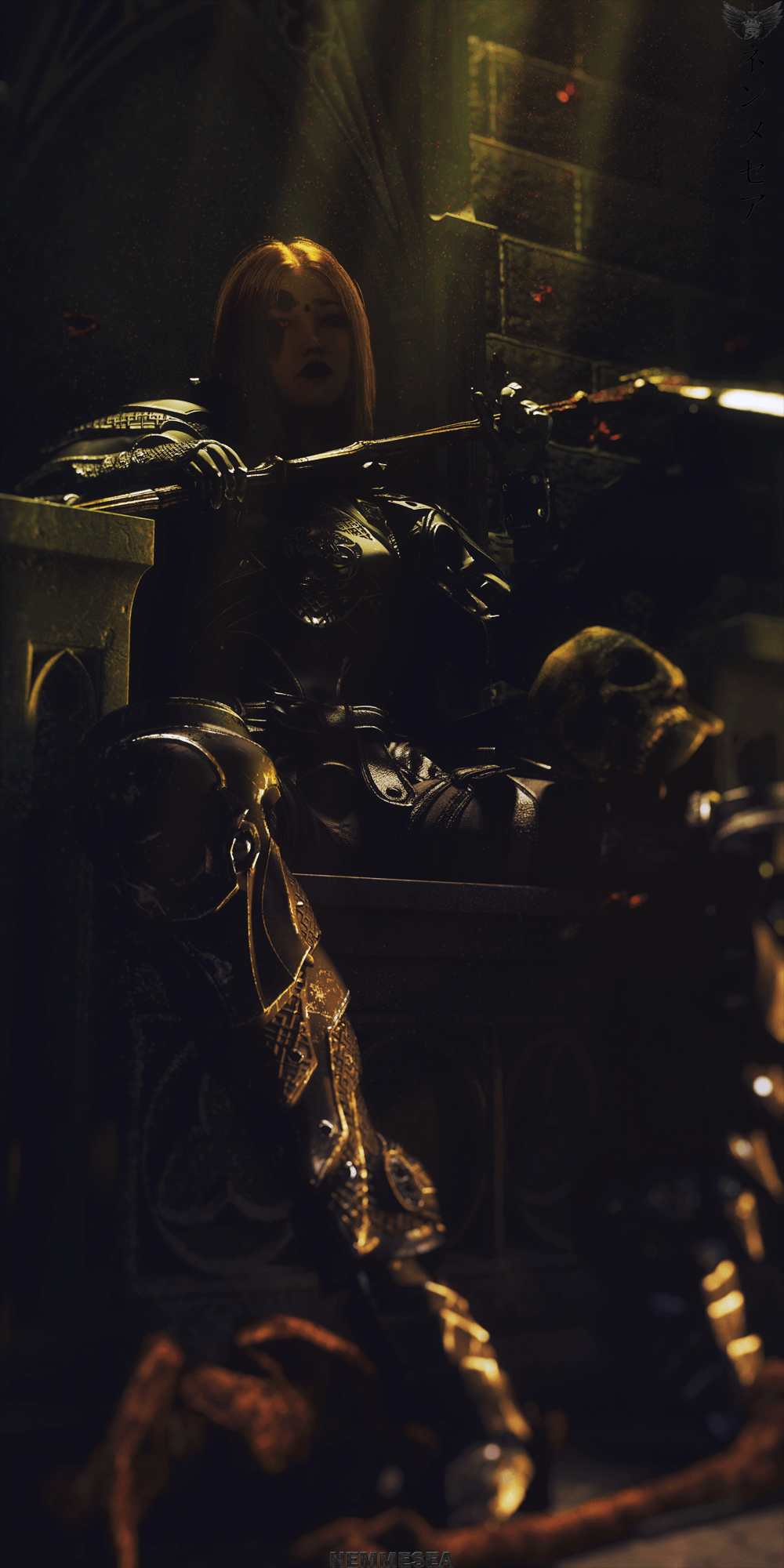 Nham#196 Your Last Stop 3D Render, Digital Art by Nemmesea