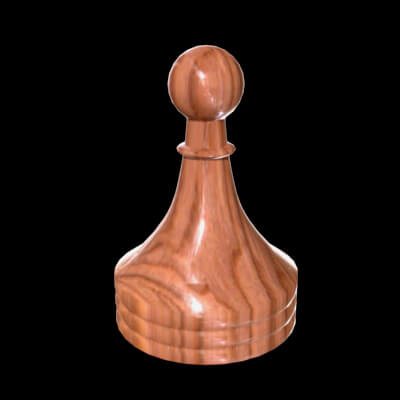 Chess Piece Pawn - 3D Model by nemo81