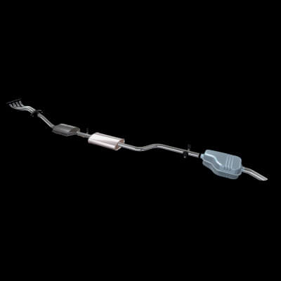 Full Exhaust System - 3D Model by nemo81