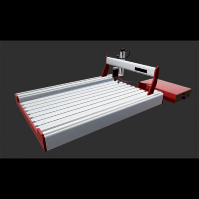 Milling Machine - 3D Model by nemo81