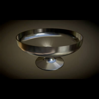 Sugar Bowl Chromed - 3D Model by nemo81
