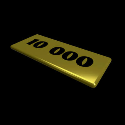 Token 10000 Points - 3D Model by nemo81