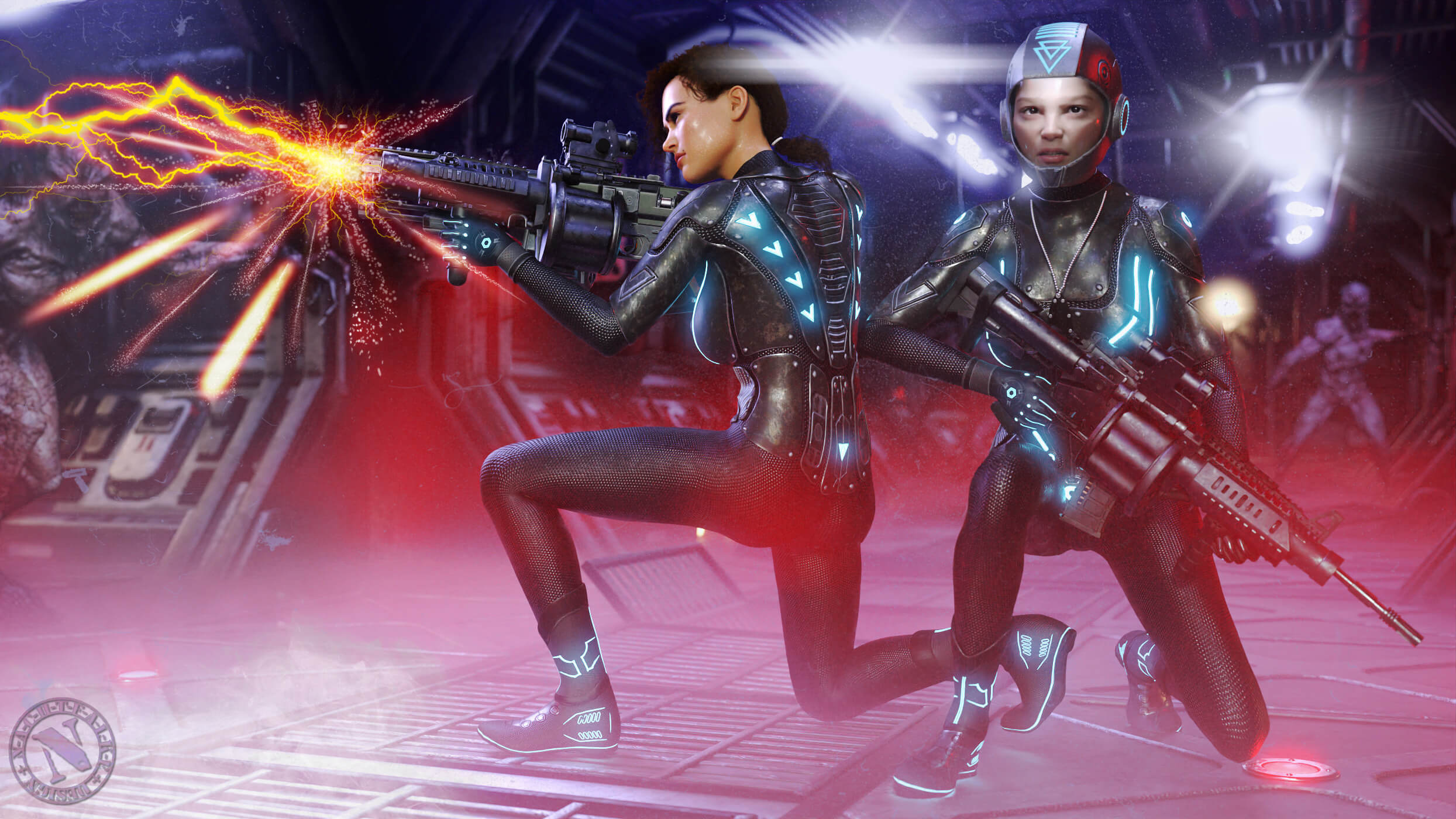 The Last Stand 3D Render, Digital Art by neo-the-chosen