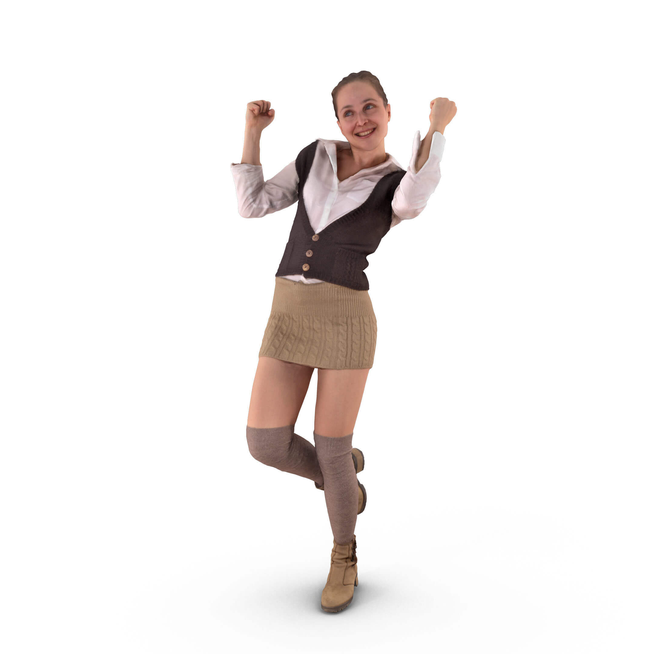 3D Fan People Collection With Full Bodies by NeoArchitect