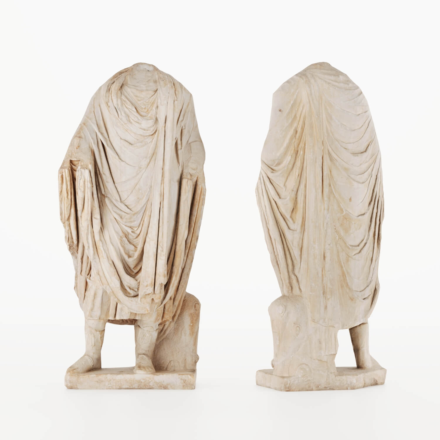 Roman Statues Pack - 3D Model by NeoArchitect