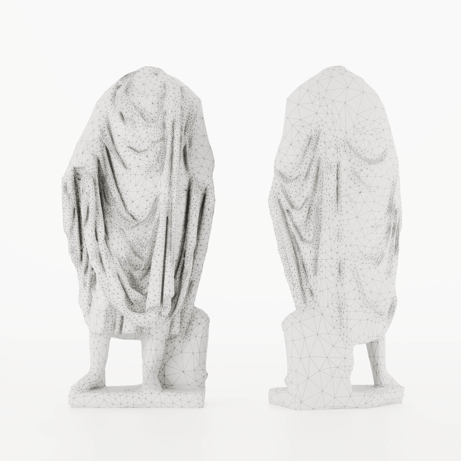 Roman Statues Pack - 3D Model by NeoArchitect