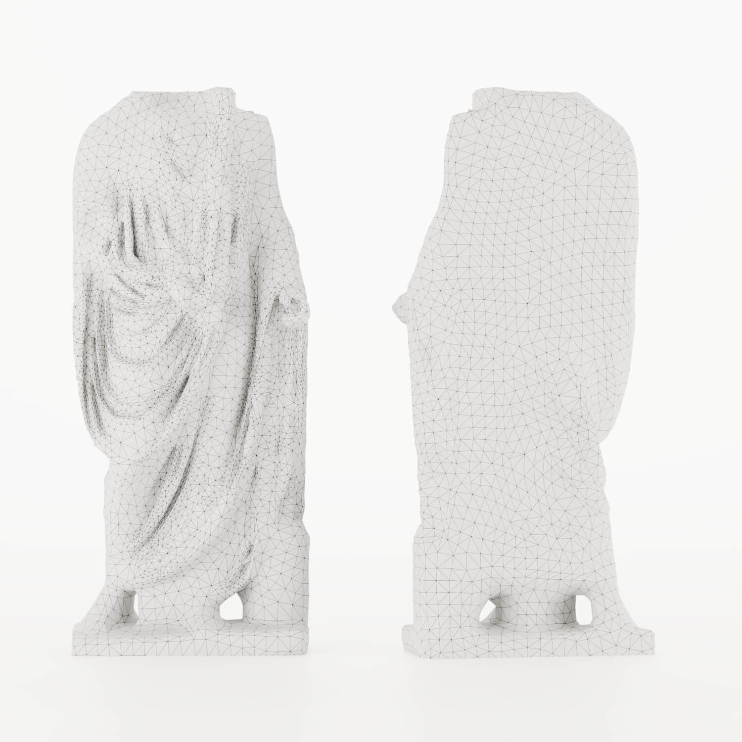 Roman Statues Pack - 3D Model by NeoArchitect