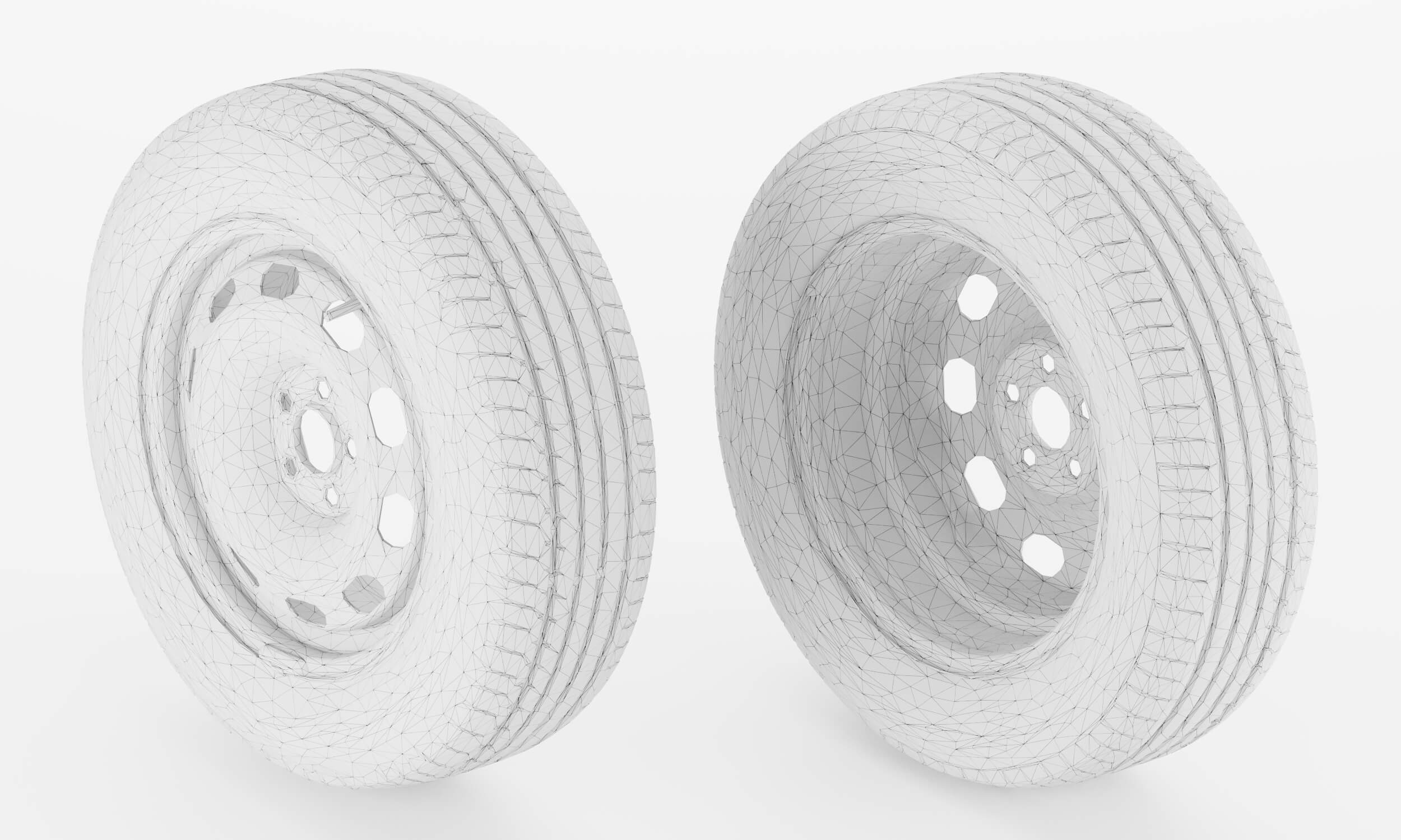 Rusty Wheel for Ordinary Vehicles - 3D Model by NeoArchitect