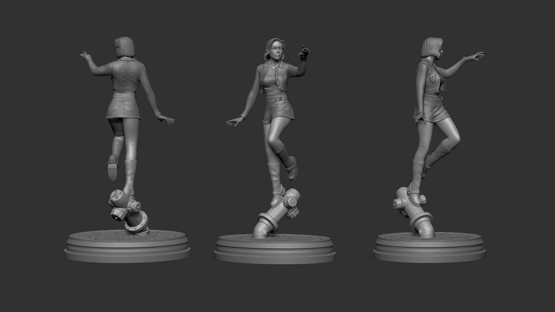 Android 18 - 3D Model by neoparzival