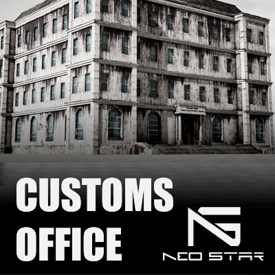 Abandoned Customs Office Building - 3D Model by NeoStar