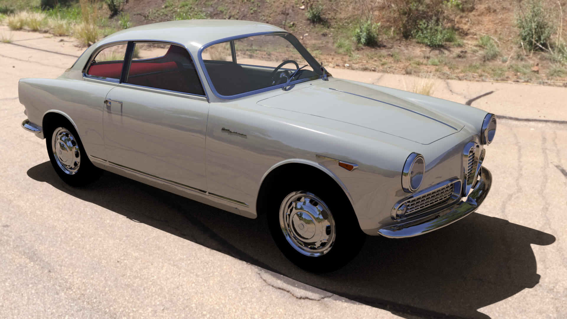 Alfa Romeo Giulietta Sprint Veloce 1958 - 3D Model by nerdadantes