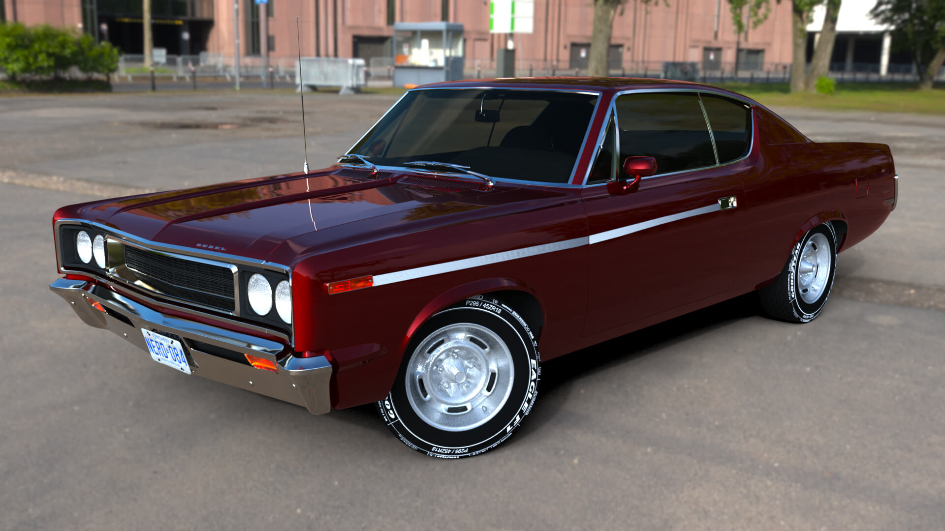 AMC Rebel 1970 - 3D Model by nerdadantes