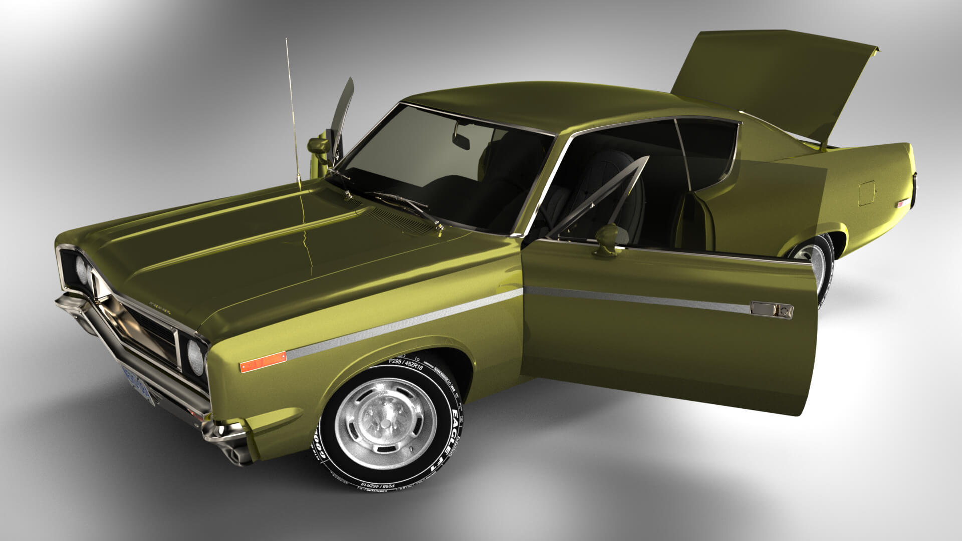 AMC Rebel 1970 - 3D Model by nerdadantes