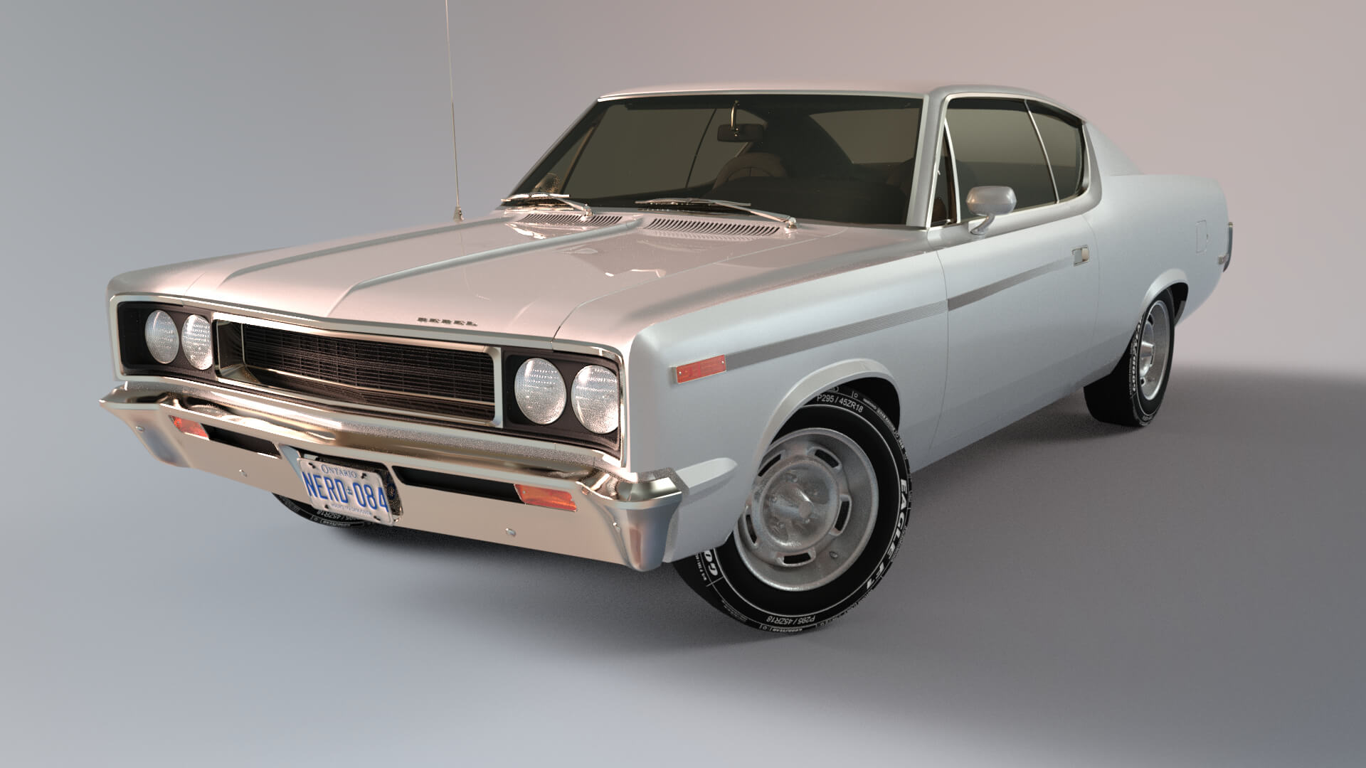 AMC Rebel 1970 - 3D Model by nerdadantes