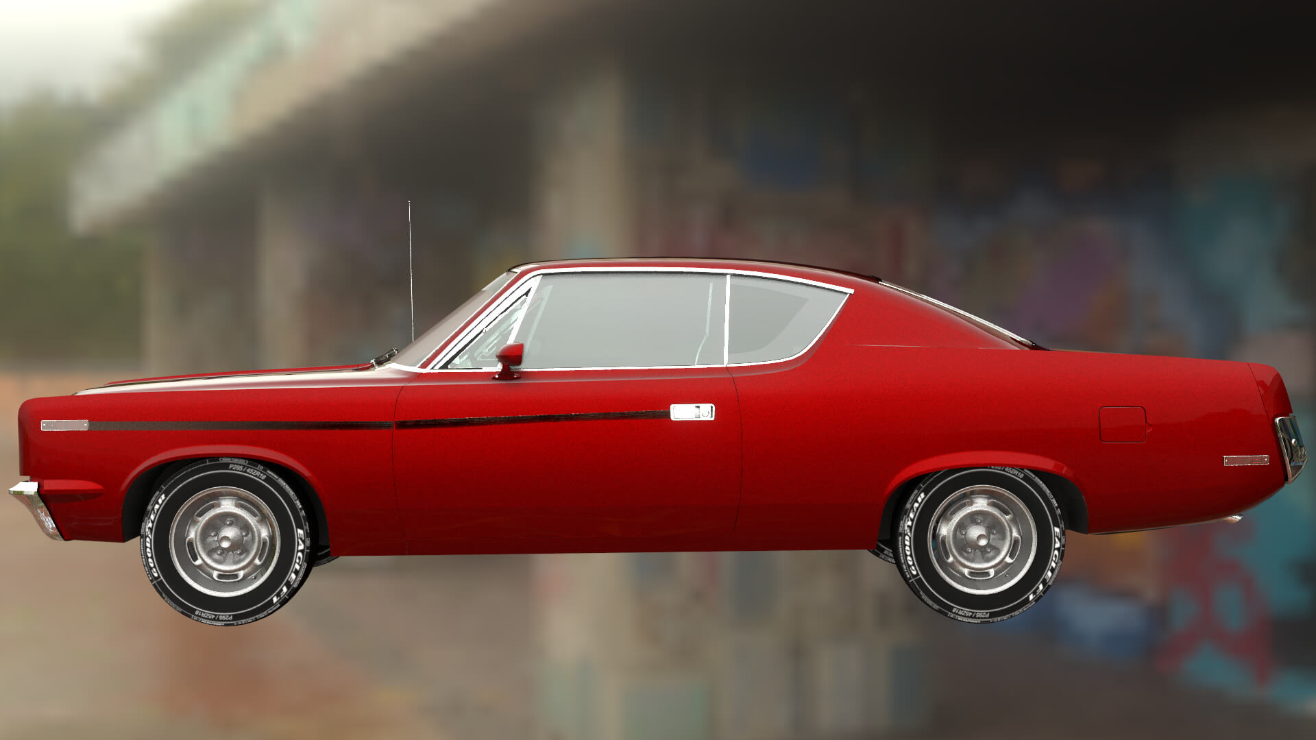AMC Rebel 1970 - 3D Model by nerdadantes
