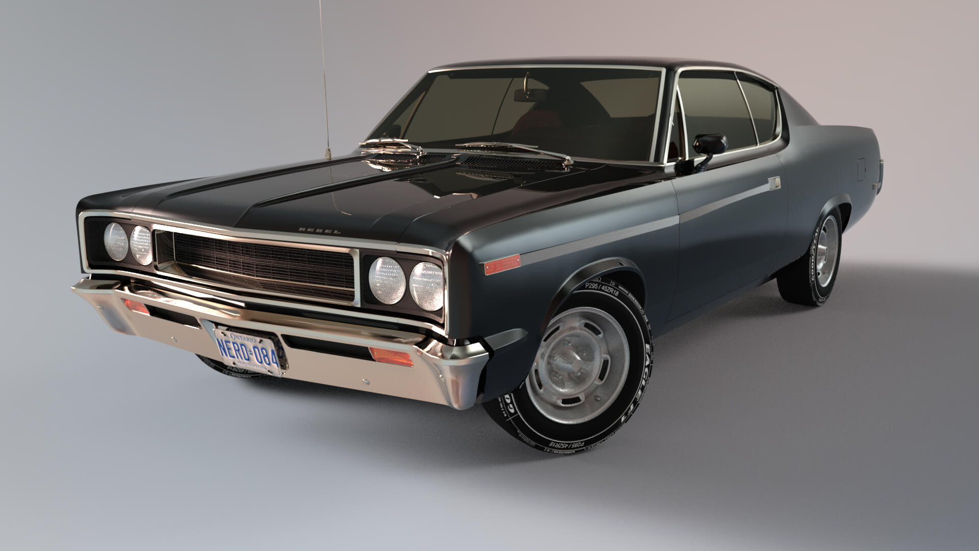 AMC Rebel 1970 for DAZ Studio by nerdadantes