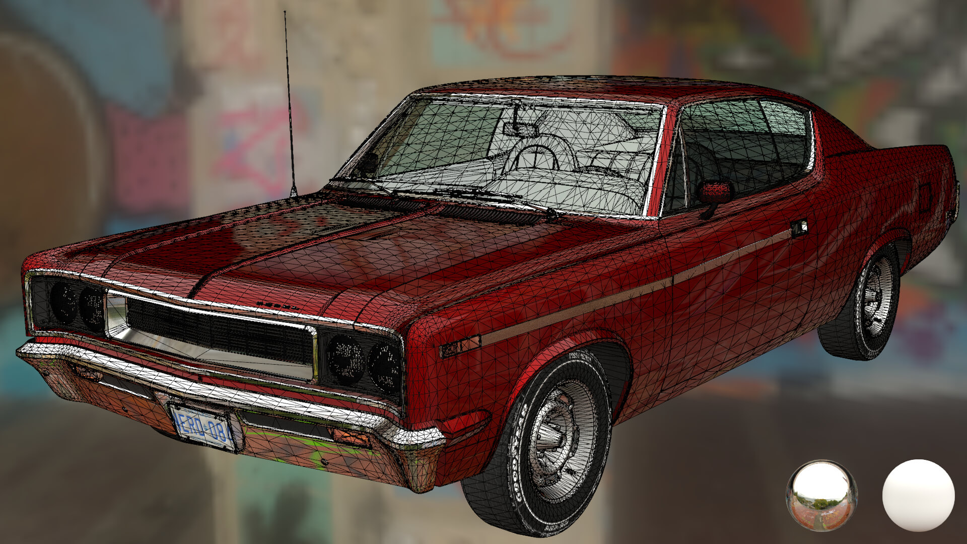AMC Rebel 1970 for DAZ Studio by nerdadantes