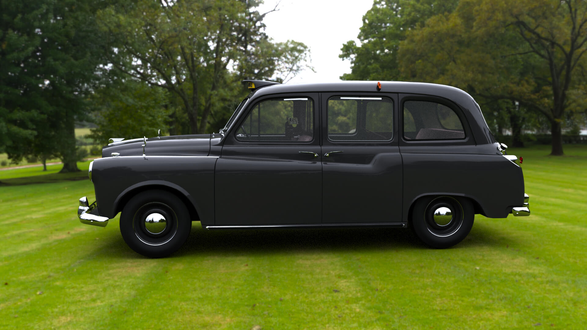 Austin FX4 Taxi 1964 - 3D Model by nerdadantes