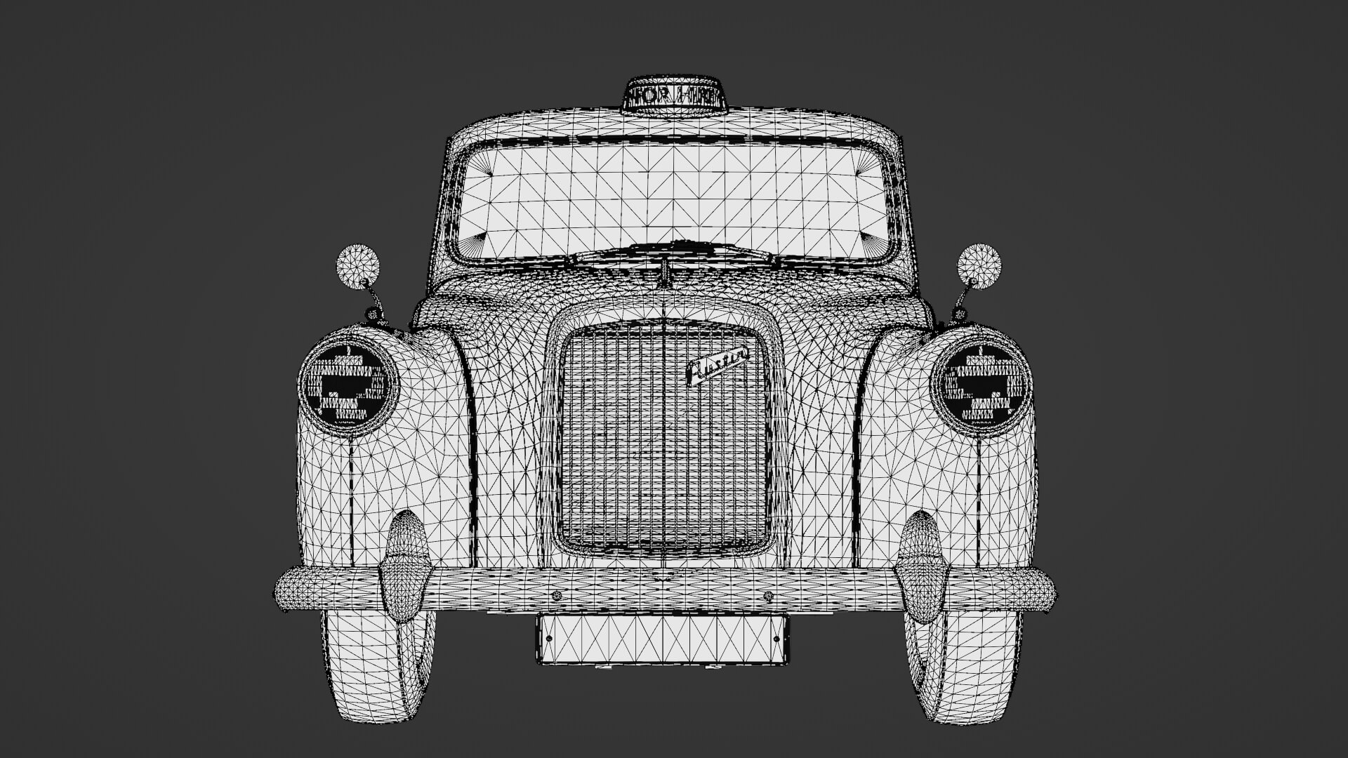 Austin FX4 Taxi 1964 - 3D Model by nerdadantes