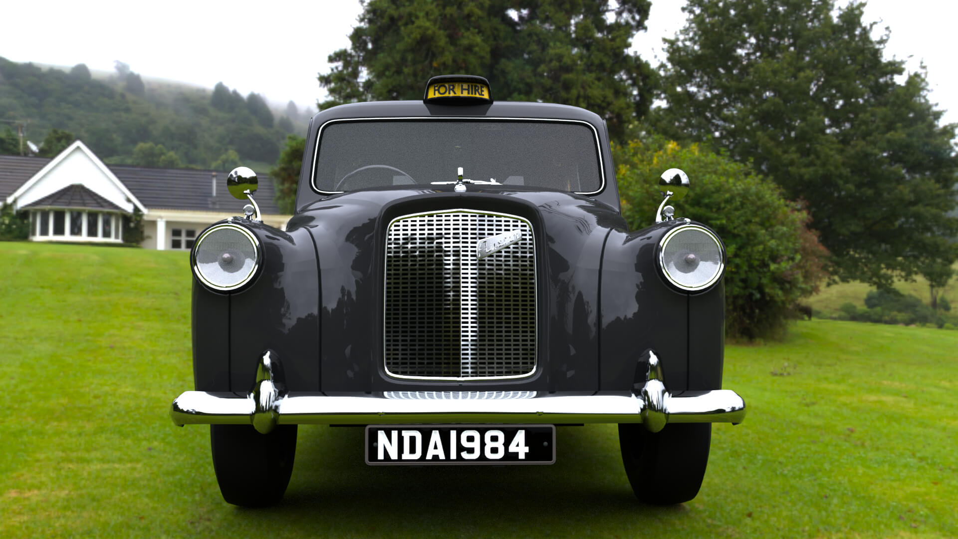 Austin FX4 Taxi 1964 - Daz Content by nerdadantes
