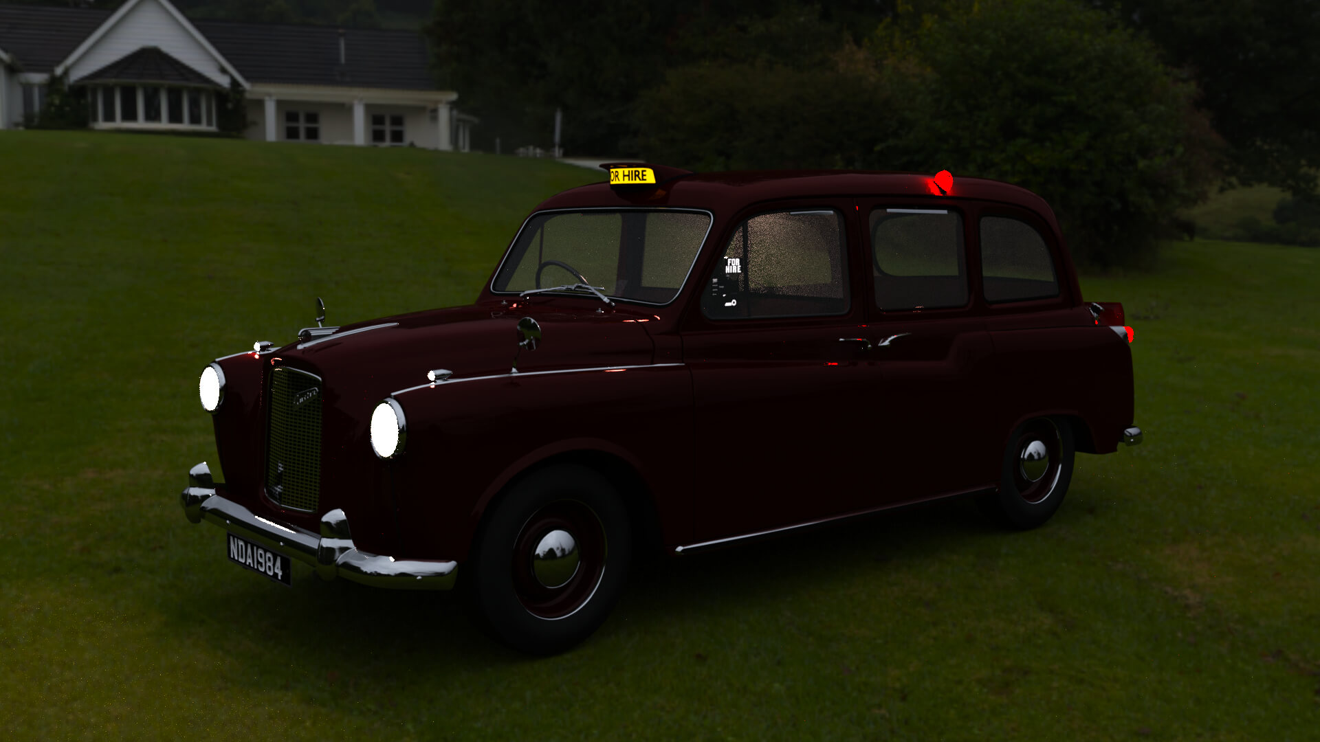Austin FX4 Taxi 1964 - Daz Content by nerdadantes