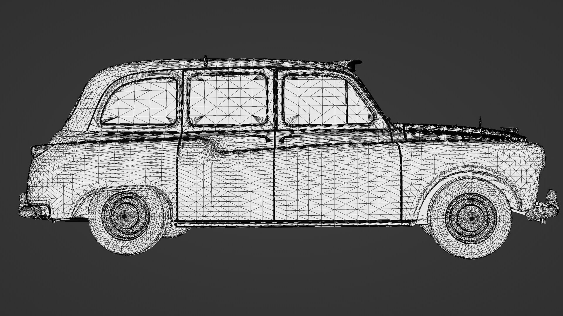 Austin FX4 Taxi 1964 - Daz Content by nerdadantes