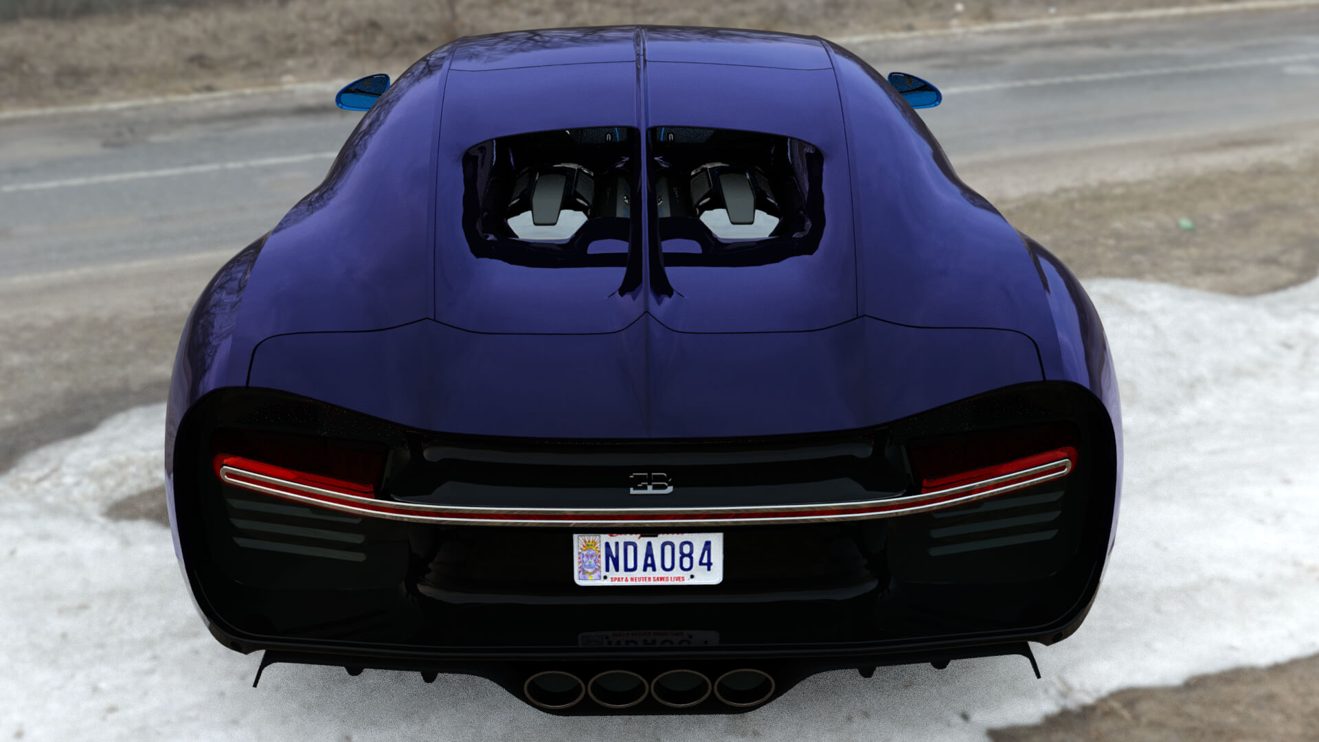 Bugatti Chiron 2018 - Daz Content by nerdadantes
