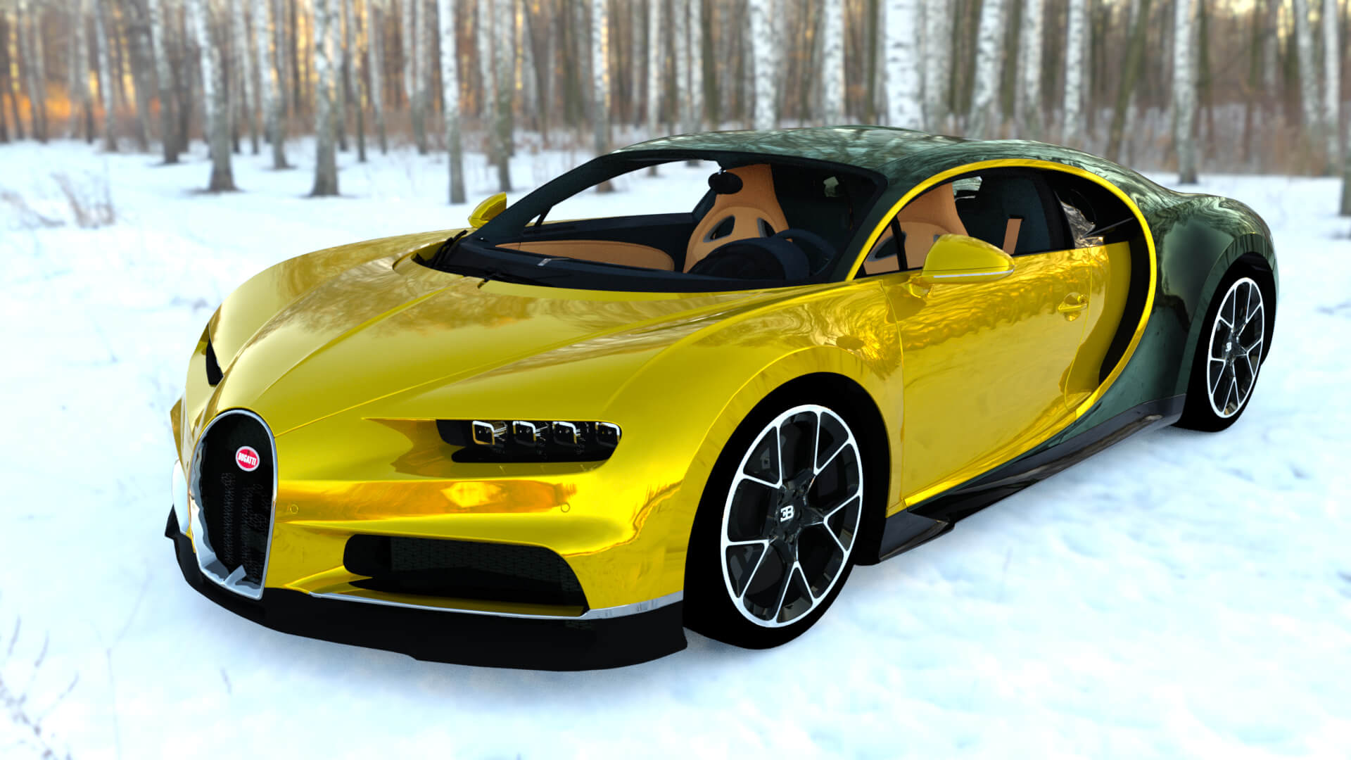 Bugatti Chiron 2018 - Daz Content by nerdadantes