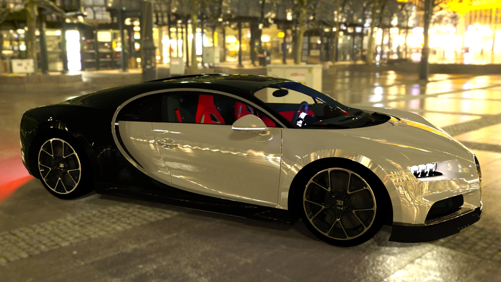 Bugatti Chiron 2018 - Daz Content by nerdadantes