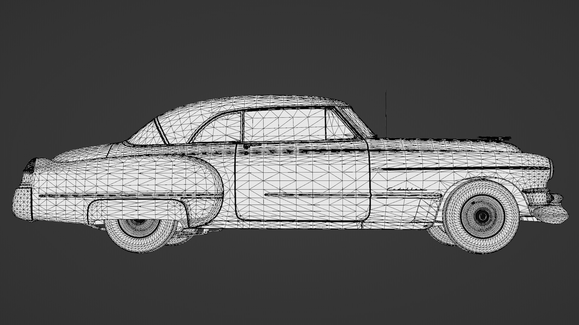 Cadillac Coupe Deville 3D Model by nerdadantes