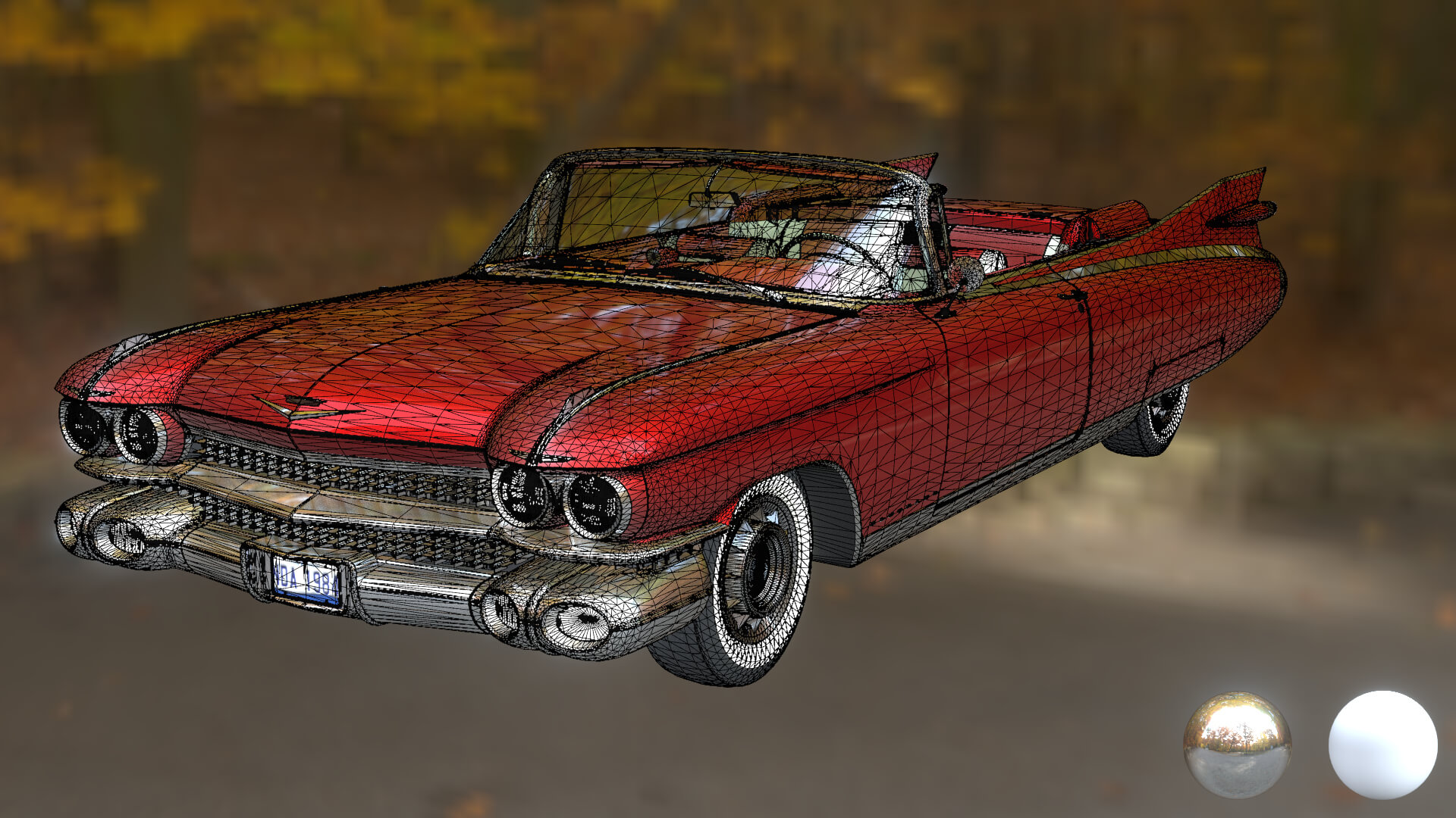 Cadillac Eldorado Biarritz Convertible 1959 for DAZ Studio by nerdadantes