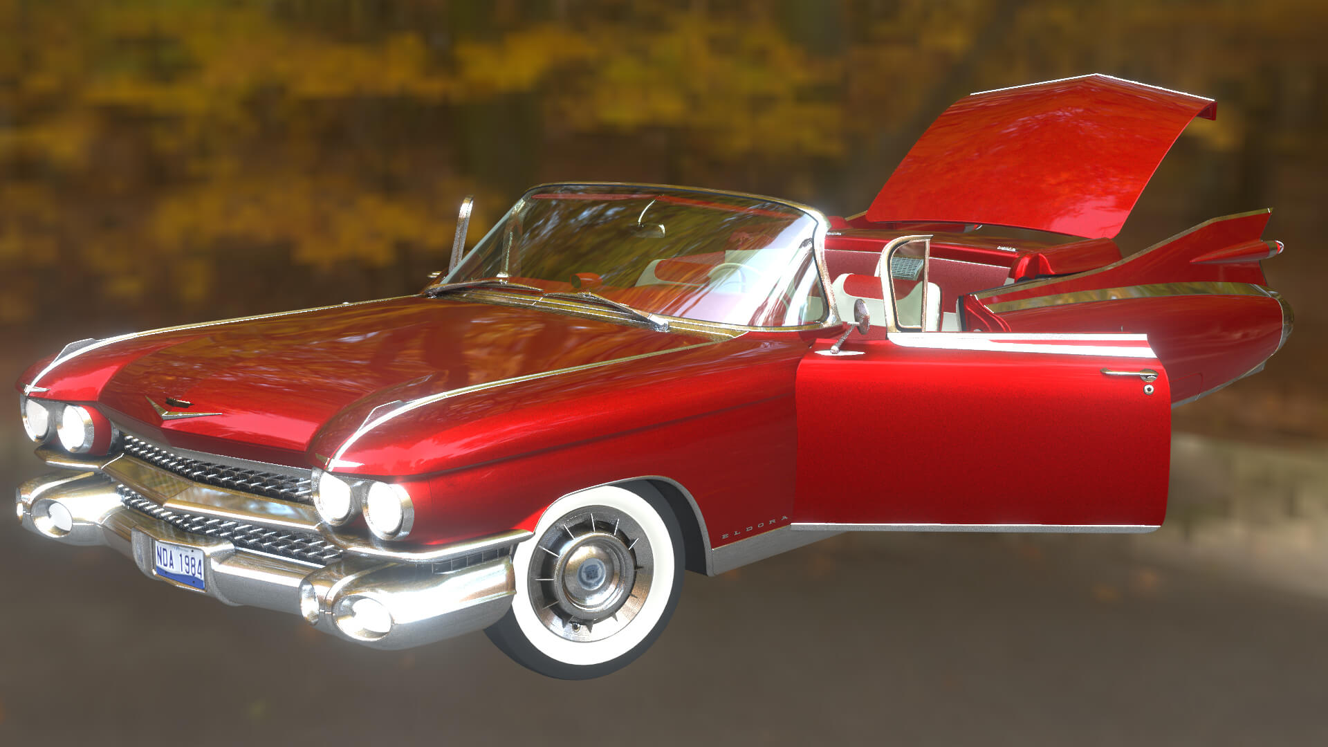 Cadillac Eldorado Biarritz Convertible 1959 for DAZ Studio by nerdadantes